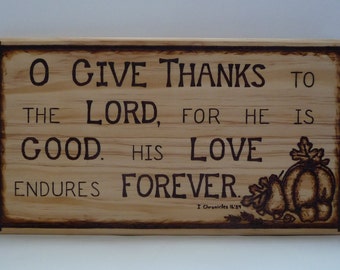 Pyrography plaque | Etsy