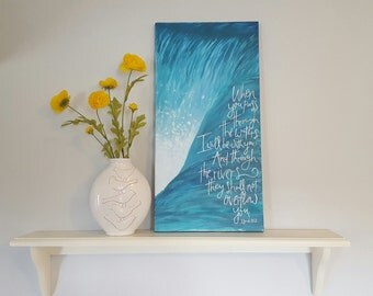 Isaiah 43 art | Etsy