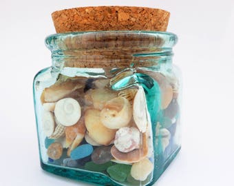 Seashell jar | Etsy