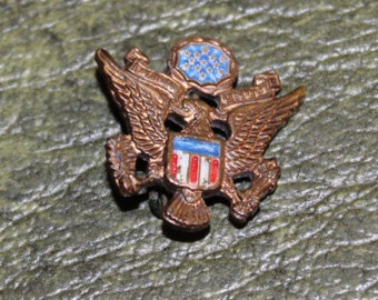 Eagle lapel pin | Etsy