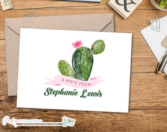 Cactus notecard | Etsy