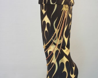 Flame boots | Etsy