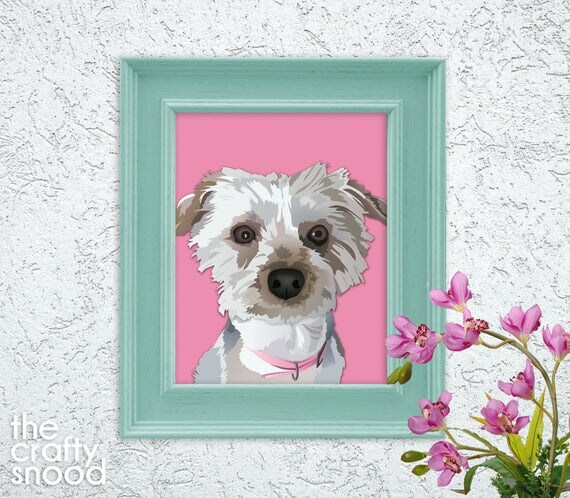 Custom Pet Digital Portrait Digital File