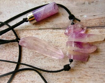 Amethyst choker | Etsy