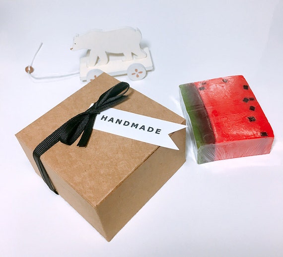 Items similar to 15 Simple Handmade ribbon shape tags,gift tags ...