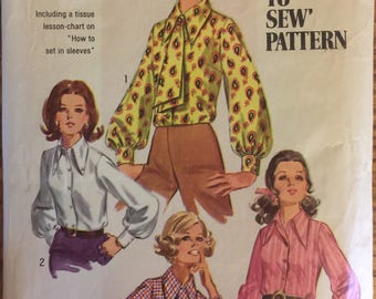 VTG 7794 Simplicity 1968. Junior's skirt mini-skirt