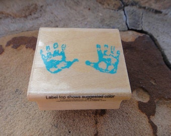 Handprint stamp | Etsy