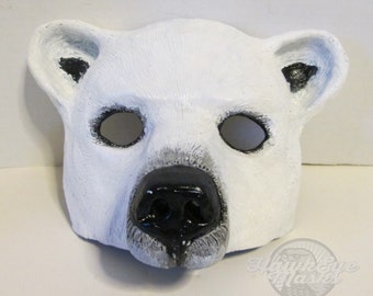 Polar bear mask | Etsy