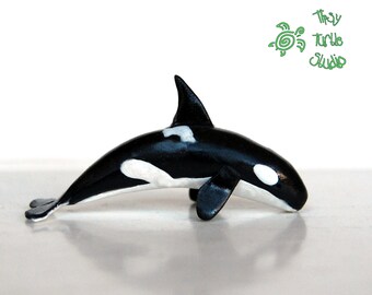 Polymer clay whale | Etsy