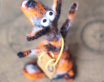 Needle felted wolf | Etsy