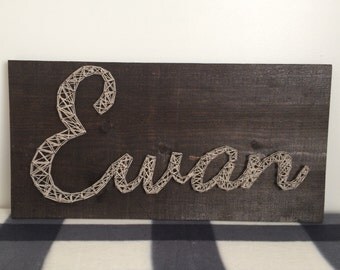 String art word | Etsy