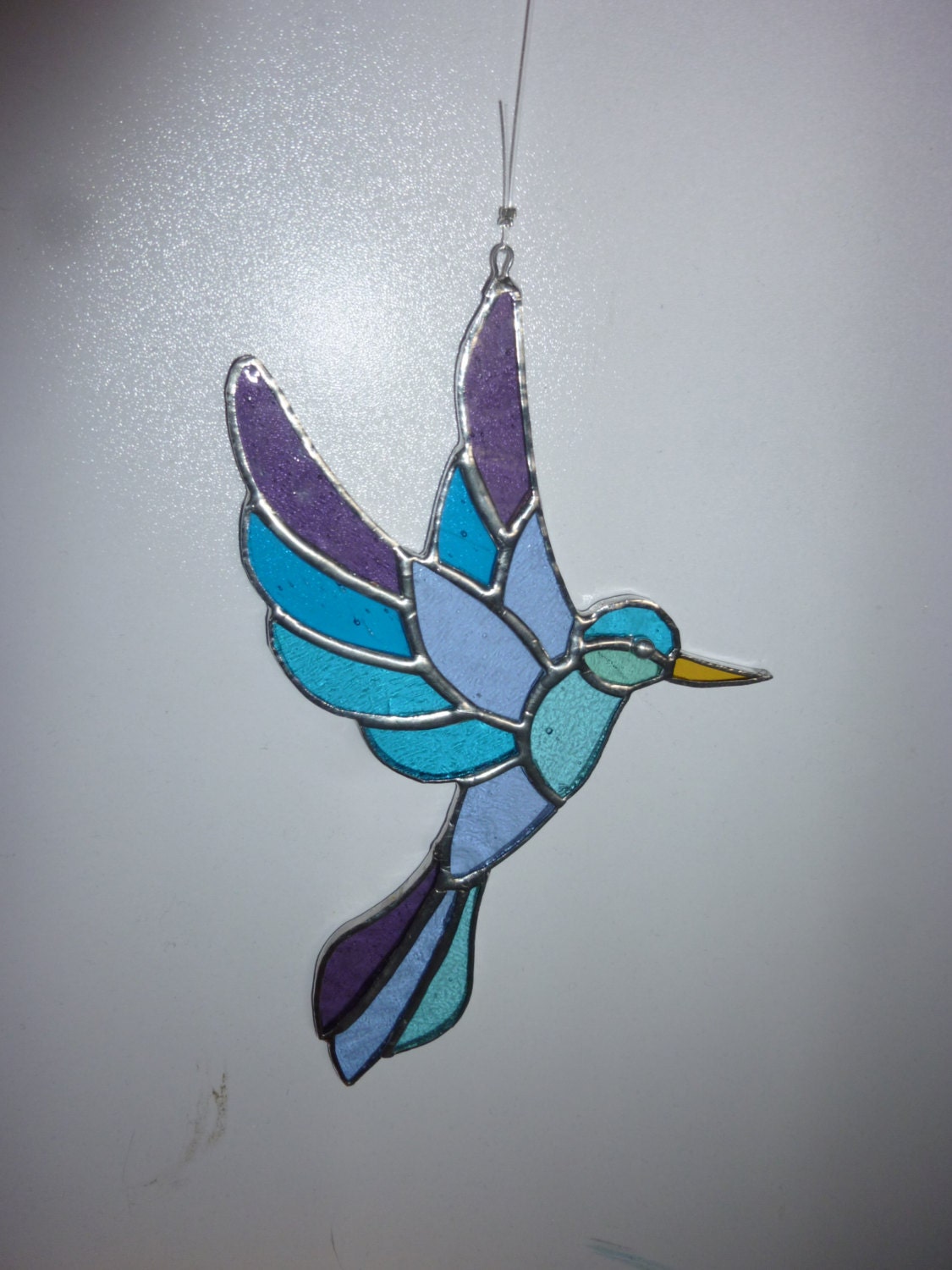Stained Glass Bird suncatcher A