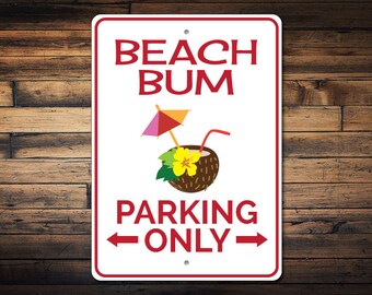 Beach bum sign | Etsy