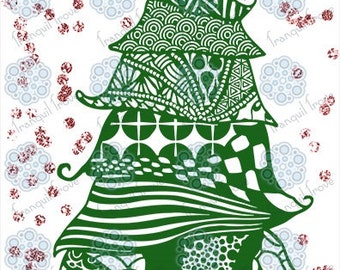 Zentangle svg | Etsy