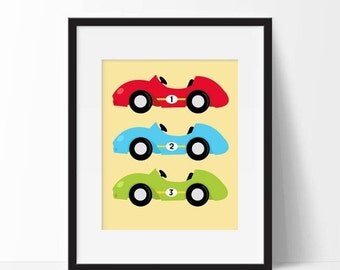 Race car decor | Etsy
