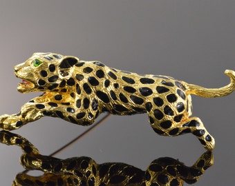 Jaguar brooch | Etsy