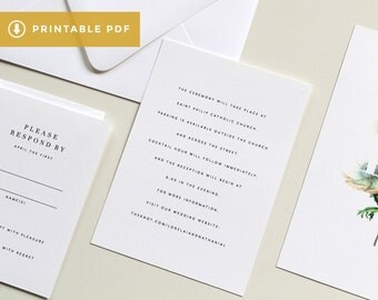 Custom Wedding Stationery & Design by TiedandTwo on Etsy