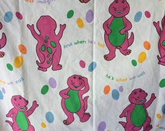 Barney comforter | Etsy