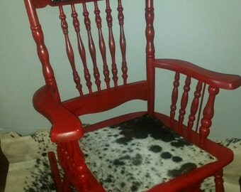 Cowhide chairs | Etsy