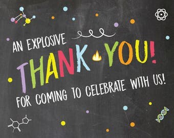 Science thank you | Etsy