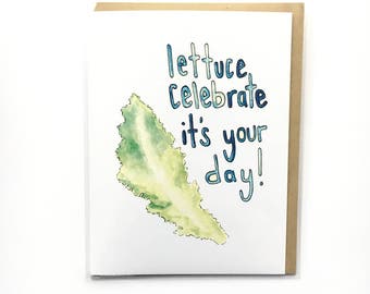 Lettuce celebrate | Etsy