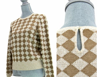 Harlequin sweater | Etsy