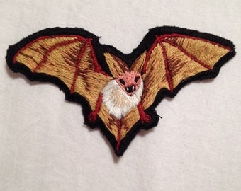 Bat embroidery | Etsy