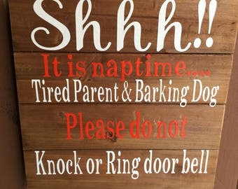 Nap time sign | Etsy