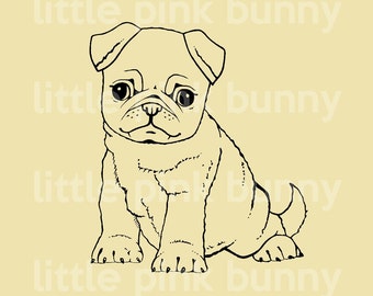 Pug svg | Etsy