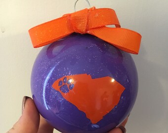 Clemson ornament | Etsy