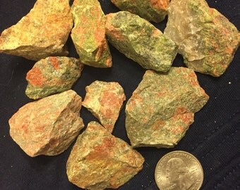 Raw unakite | Etsy