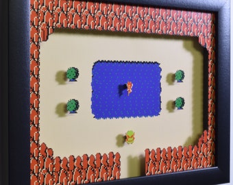 3D Video Game Shadow Boxes of Retro Games by VideoGameShadowBox