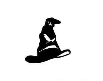 Sorting hat decal | Etsy