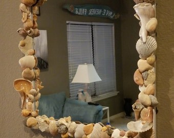 Seashell mirror | Etsy