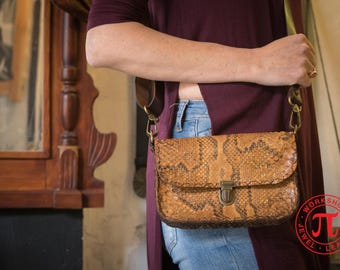 vinyl faux Fake leather small Snake Python Embossed fabric