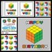 DIGITAL Rubiks Cube Complete Party Instant Download Editable