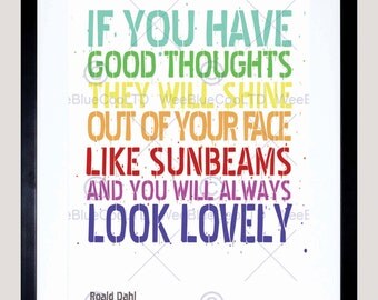 Roald dahl quote | Etsy