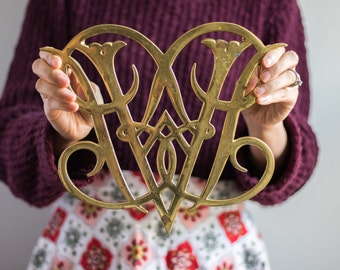 Monogram trivet | Etsy