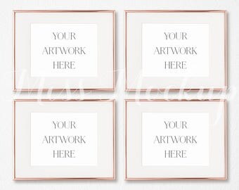 Rose gold frame | Etsy