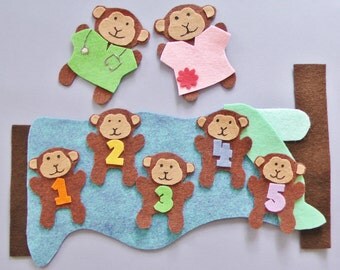 Felt Board Sets for Children Librarians and by FlannelBoardFun