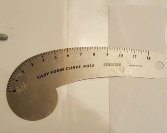 Curved ruler | Etsy