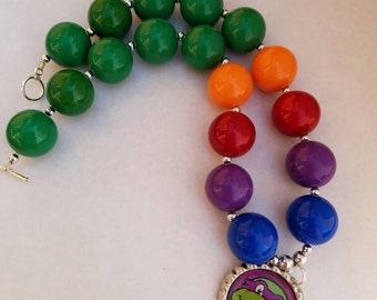 Tmnt necklace | Etsy
