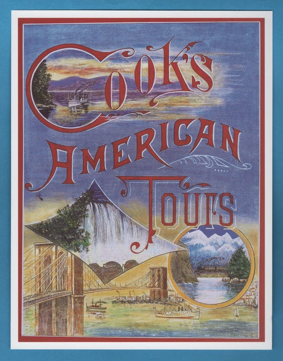 Thomas Cook Cook's American Tours Travel Poster Book