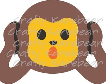 Singe emoji | Etsy