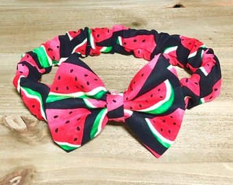 Watermelon Headband Summer Headband Watermelon Hair Bow