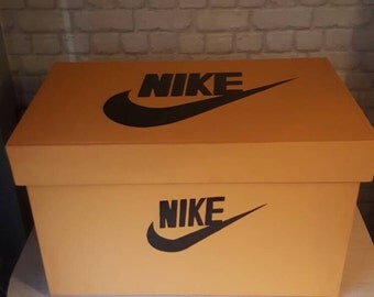 Items similar to Louis Vuitton Inspired Two Drawer Wood Shoe Box ...