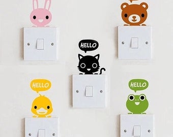 Light switch decal | Etsy