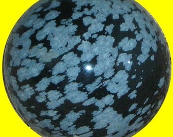 Obsidian sphere | Etsy