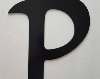 Metal letter p | Etsy