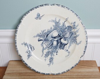 Blue transferware | Etsy